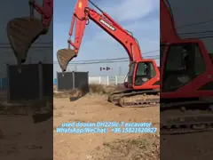 High Maneuverability Used Doosan DH225LC-7 Excavator Machine 22 Ton Second Hand Doosan Digger