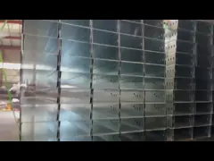 China Custom Galvanized Steel Trough Cable Tray Bridge Type for Medium Duty Silver Cable Management for sale