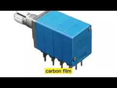 4-row encoder multi-connected 12-pin carbon film rotary potentiometer for automobiles