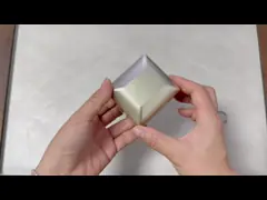 China Spray Paint Plastic Engagement Ring Gift Box Built In LED Light for sale