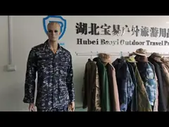 Cina Uniforme militare BDU mimetico digitale blu, completo per usi militari, in materiale 65% poliestere e 35% cotone in vendita