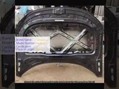 Original disassembled parts of the engine hood of C-h-angan Deep Blue 03 car