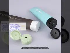 Customized Cosmetic 120ml Soft Touch PE Bottle with 40mm Diameter European Flip Top Cap