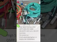 China High Quality 100G QSFP28 OM3 Active Optical Cable AOC Cable Optical Transceiver Used For Network for sale