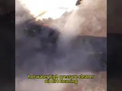 China 250 Bar Diesel Hot Water High Pressure Cleaner with 13HP Engine for Industrial Oil and Grease Removal for sale