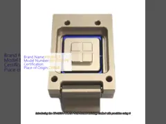 합금 0.03MM 테스트 소켓 하우징 가공 KR-2635-PK IC 테스트 소켓 애노딩 정밀 OEM 사용자 정의 5 축 금속 CNC 가공