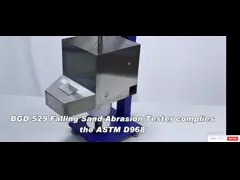 Cina ASTM D 968 Tester di abrasione con sabbia cadente Tester di impatto con palla cadente in vendita