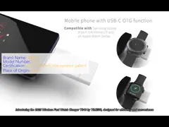 2025 ワイヤレス ファーストウォッチ 充電器 T316 アップルとサムスン 双インターフェイス ウォッチ 充電器をサポート