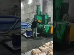 China 55L Mixing Chamber Rubber Kneading Machine Rubber Mixer Uses PLC To Automatically Control Mixing Time for sale