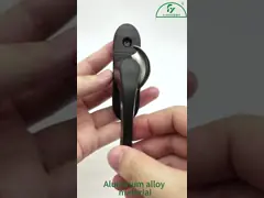 China Short Handle Crescent Lock For Window , Sliding Window And Door Accessories for sale