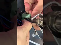 High Power Dual Solder Feed Semi Automatic Soldering Machine LED Strip Battery Soldering