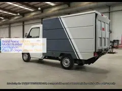 Side-mounted barrel-type sanitation vehicle, a small self-loading and unloading garbage truck with a capacity of 4-8 cubic meters