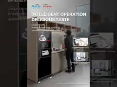 Más de 12 bebidas Máquina expendedora de café para té y otras bebidas en negro