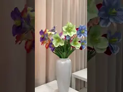 China Simulation tulip purple simulation flower high-end sense realistic cross-border wholesale tulip imitation real and fake flower artificial flower for sale