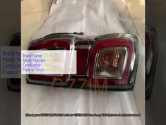 China ISUZU DMAX 2021 Car Lights LED Rear Lamp Tail Lights Black Red Color Light for sale