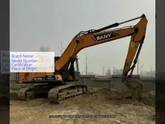 Used Sany SY215-9 Crawler Excavator For Sale Second Hand 21 Ton Digger Machine Stock