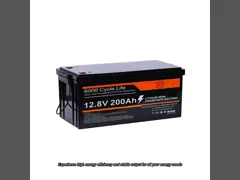 12.8V 200Ah LiFePO4 Lithium Iron Phosphate batterie longue durée de vie améliorée de la sécurité