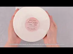 China Customizable Cotton Nail Wipes Disposable Lint Free Nail Wipes for sale