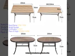 Chinese Hot Sale Outdoor Cafe Furniture Aluminium Restaurant Table Chairs Rattan Wedding Garden Furniture Set Rattan