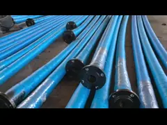 China Flexible Ceramic Composite Hose Ultra Wear Resistant Bend Radius 5x Diameter Non Stick Surface for sale