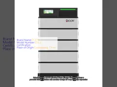 Stacked Home Energy Storage 172V-240V Stackable Energy Storage System 10KW 20KW