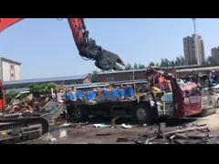 Cina Aggancio idraulico rotante per demolizione Aggancio idraulico per legno Aggancio idraulico per scarti di pietra Aggancio idraulico per scarti di acciaio in vendita