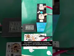 3.2V→12V→220V solar system: 136W MPPT charging, 150W output, stable 220V power for African homes