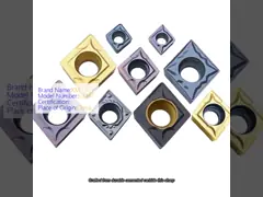 China CCMT Diamond Inner Hole Turning Blade - KM Brand Stainless Steel CNC Tool with Precision Outer Circle Processing for sale