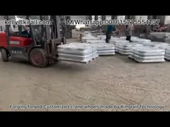 forging  steel rail wheels