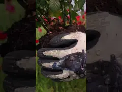 Guanti da giardino con protezione da impatto TPR e stampe digitali colorate