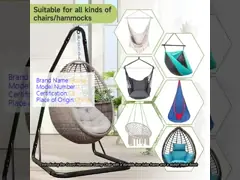 Mail Packing Included Relaxation Hammock Swing Chair with Iron Tube Frame