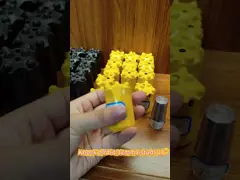 Forgiando affusolato d'acciaio del carburo utensile a inserti 38mm 7 bottoni per estrazione mineraria