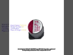 China 6.3*7.7 Low ESR SMD Capacitor 100UF/35V for Long-lasting Performance for sale