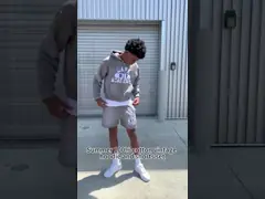 custom acid wash hoodie and shorts set