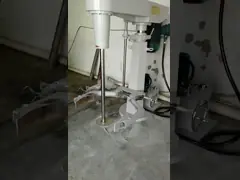 High speed disperser machine for mixing paint