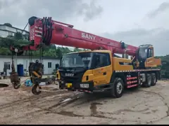 China 2018 SANY Used Truck Crane 25T STC250T Fully Hydraulic Mobile Crane Lifting Machinery for sale