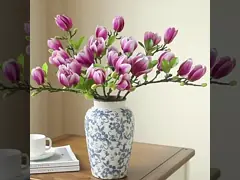 Magnolia artificial flower home living room dining table decorative artificial flower