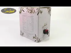 Περιβαλλοντικά φιλικό 1l 3l 5l επαναχρησιμοποιήσιμη τσάντα ποτών σε κουτί κρασί βαλβίδα βρύσης νερό καφέ χυμός γάλα bib τσάντα σε κουτί διανομέα συσκευασία γεμιστήρα