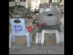 China OEM Plastic Table And Chair Rotomolding Mould Roto Mould Table And Chair for sale
