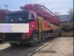 2020 SANY Used 67m Truck-Mounted Concrete Pump Truck with VOLVO chassis