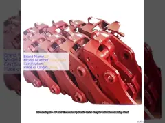 China Mini Excavator Hydraulic Quick Coupler Hitch Attachment With Closed Lifting Hook for sale