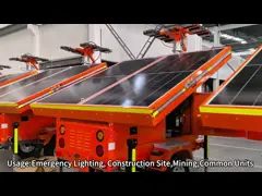 China Mobile Solar Light Tower Running Time 24.3 Hours Portable Outdoor Light Towers Trailer Light Tower for sale