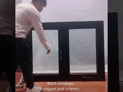 China Waterproof Weatherproof Aluminium Slat Window Awning Black Aluminum Frame Awning Windows for sale