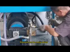 China 500bar 7250psi Electric 22kw High Pressure Cold Water Jet Cleaner Machine Cement Remove Rust Paint Remove Machine for sale