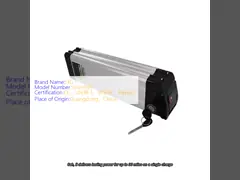 18650 Lithium Ion Silverfish Ebike Battery Rechargeable 36v 48v 13ah 15.6ah