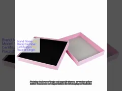 Unboxing Wow! Pink Luxury Rigid Boxes for Cosmetics/Jewelry Shatter-Proof, Foam Insert Ready Free Design Proof。