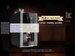 Best competitive table top Bean To Cup Coffee Vending Machine