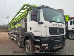 Used 2020 Zoomlion 56m pump truck with Sitrak chasis for hot sale