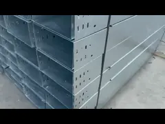 Indoor Outdoor Hot Dip Galvanized Cable Tray With Ventilation Or Perforation Groove