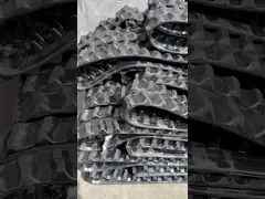 China Pitch 72mm Rubber Excavator Tracks ,  light Weight Replacement Rubber Tracks for sale